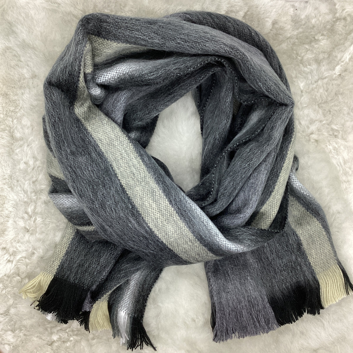 Chicago Woven Scarf – Living the Dream Alpaca Farm