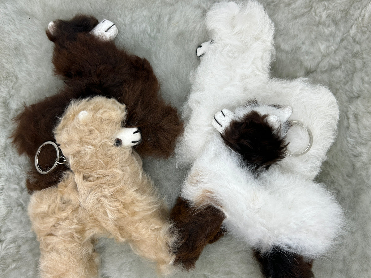 5" Alpaca Keychain – Living the Dream Alpaca Farm
