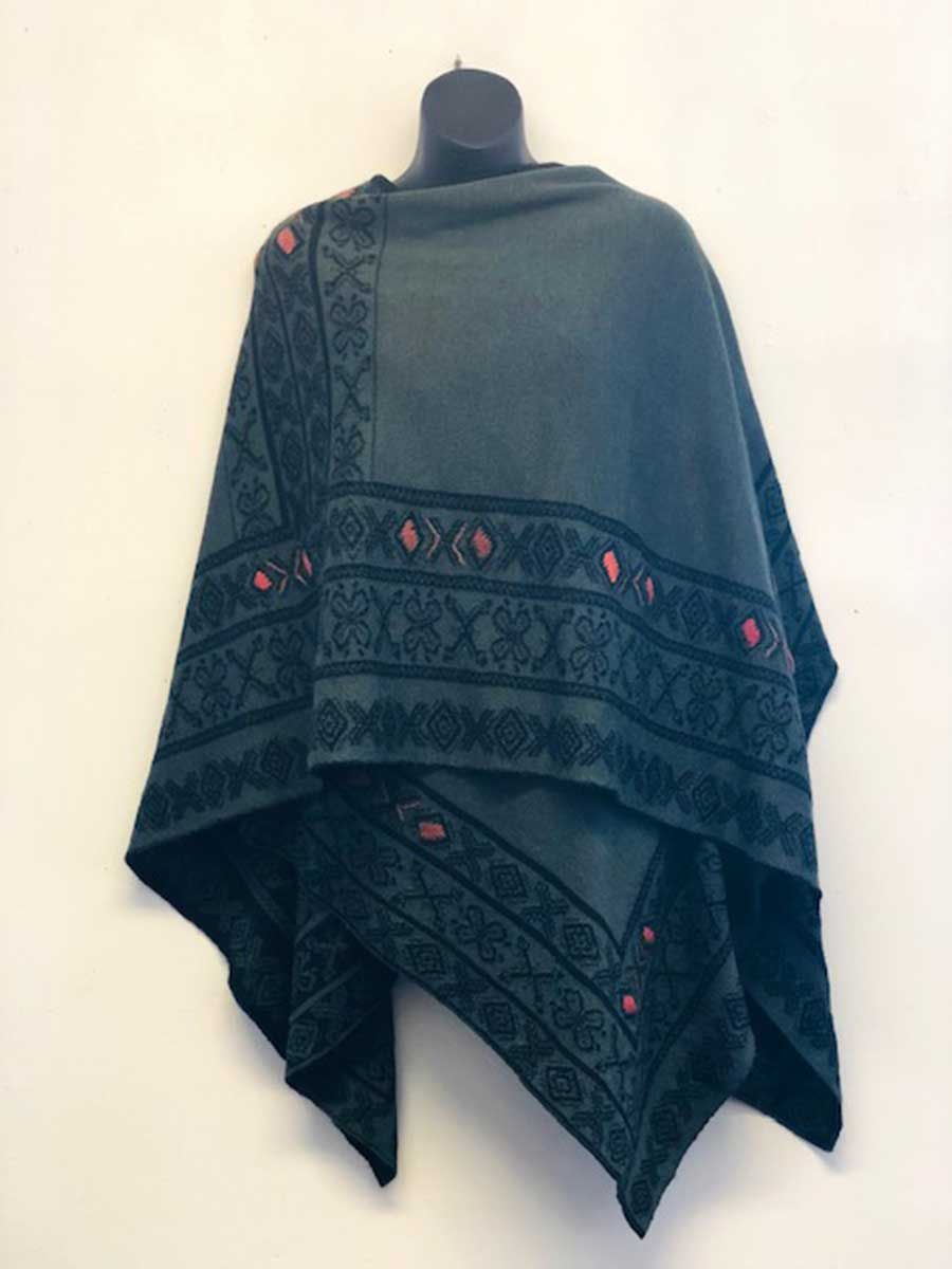 Celtic Alpaca Ruana (2 color options) – Living the Dream Alpaca Farm